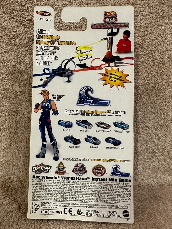 Hot Wheels Highway 35 World Race Wave Rippers Backdraft #3/35 | eBay