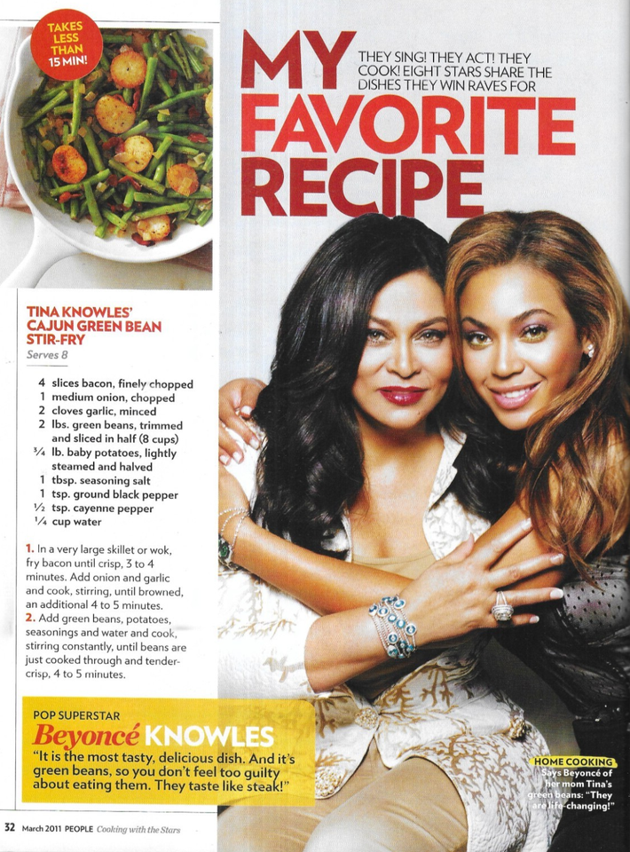 People Cooking With The Stars Magazine Eva Longoria Michael Buble Cindy ...