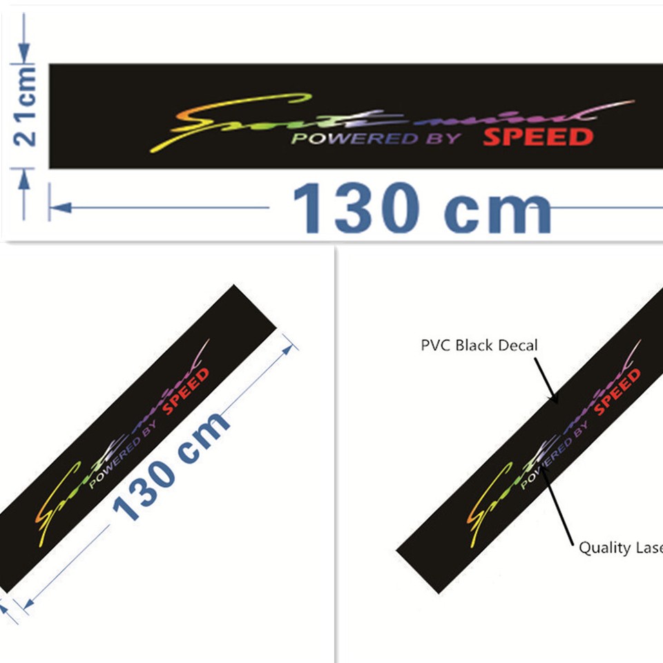 Laser Colorful Reflective Sticker Decal Decoration For Car Window ...