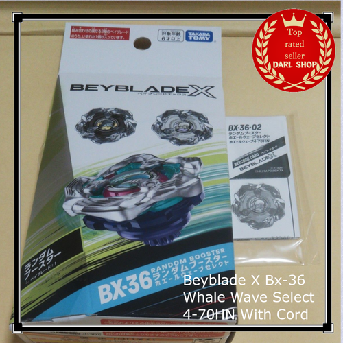 Beyblade X Bx-36 Whale Wave Select 4-70HN avec cordon CBP | eBay