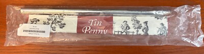 Tin Penny 6 Six Hole Generation Whistle Key of D Nickel Plated Folk ...