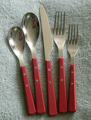 Food Network - RED HIBISCUS - Stainless Silverware / Flatware - CHOICE ...