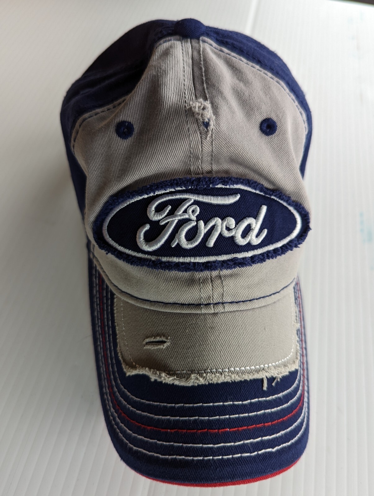 Official Ford Motor Company Distressed Look Cap Snapb… - Gem