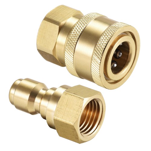 Brass Quick Connectors Set M14x1.5 Female Thread 752374595926| eBay