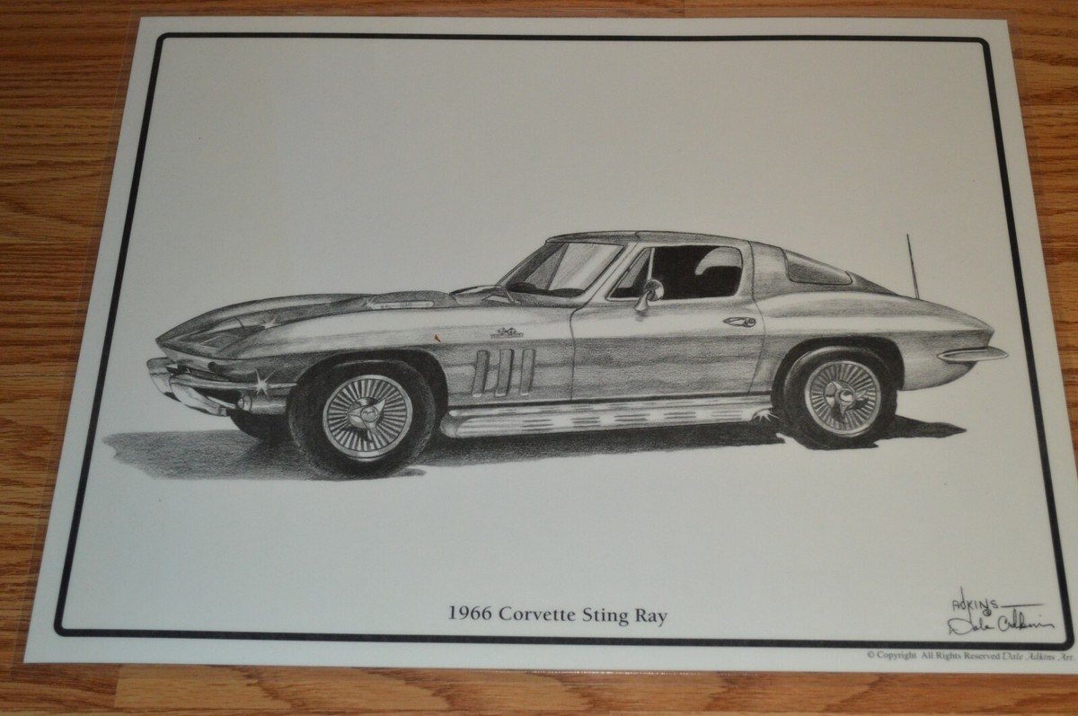 How To Draw A Stingray Corvette