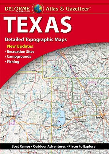 Garmin DeLorme Atlas & Gazetteer Paper Maps- Texas Atlas & Gazetteer | eBay