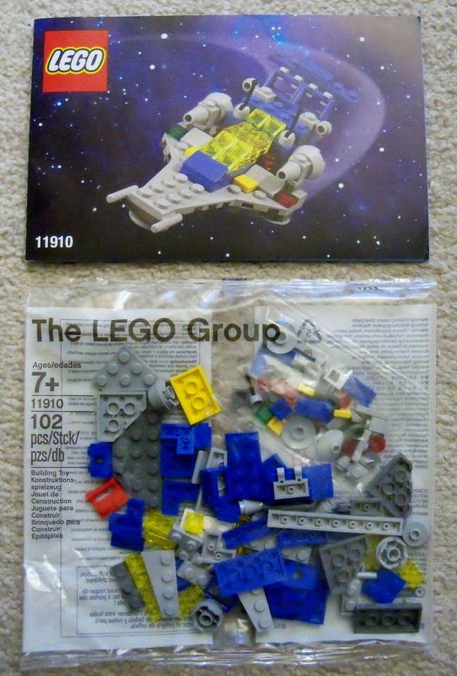 LEGO - Classic Space - Rare - 11910 Micro-Scale Space Cruiser - New ...