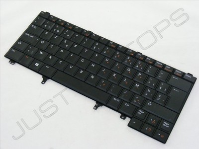 Dell Latitude E6220 E6230 E6420 Belgian Backlit Keyboard Belgie 0K9W0R ...