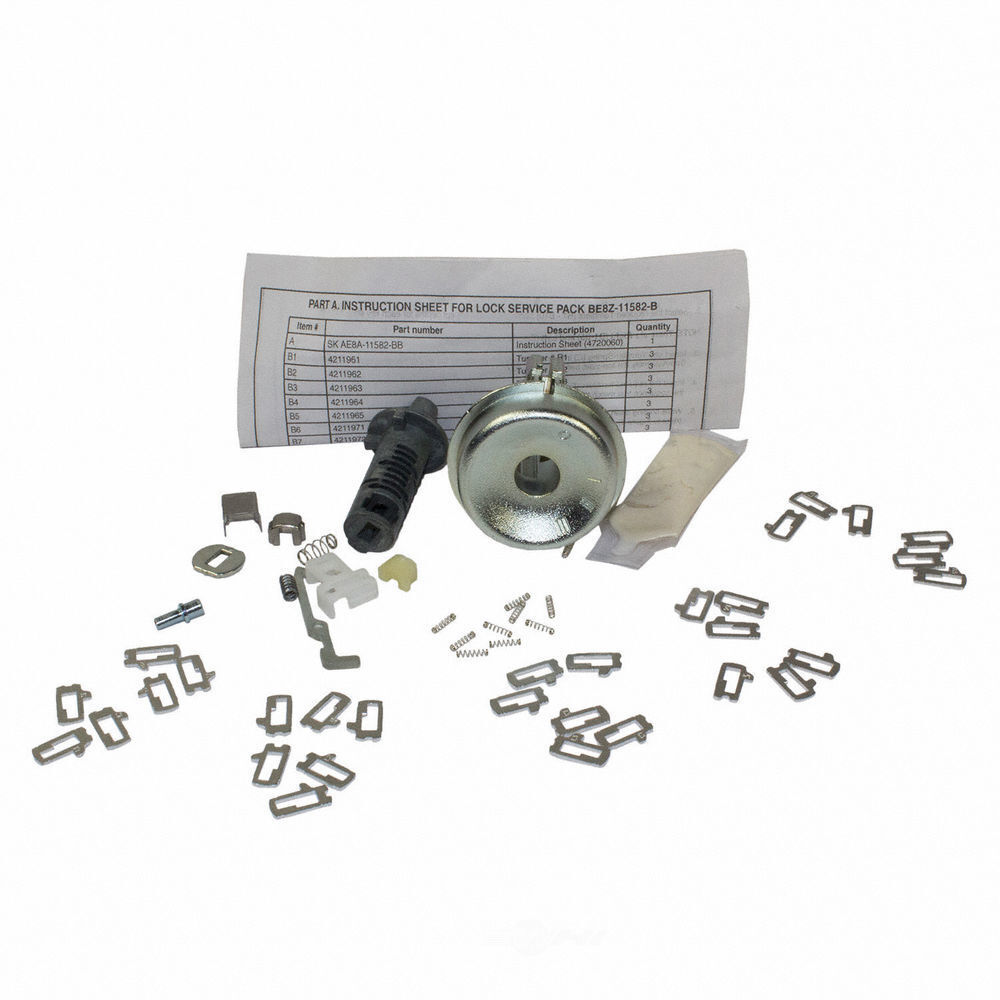 Ignition Lock Cylinder Motorcraft SW-6828 fits 11-19 Ford Fiesta for ...