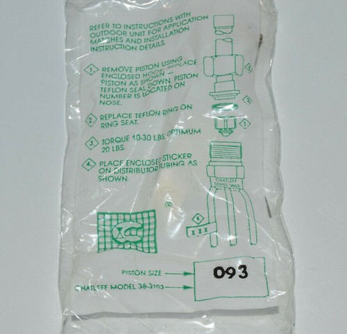 Armstrong Lennox Danfoss HVAC Piston Orifice Kit .093 Orfice Chatleff ...