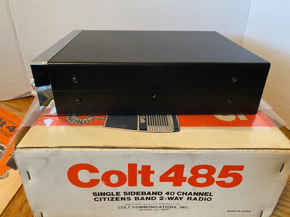 RARE! Vintage Colt 485 Black Shadow 40 Channel AM/SSB Mobile CB Radio ...