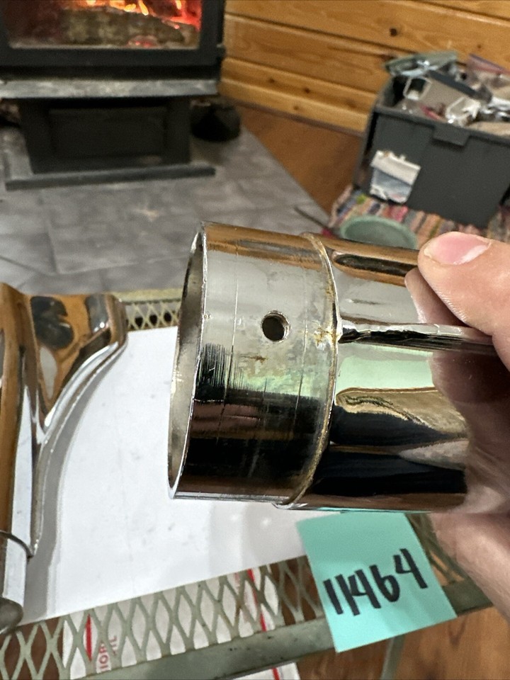 Harley Slip On Muffler Fish Tail Shark Tip End Cap Dresser Softail ...