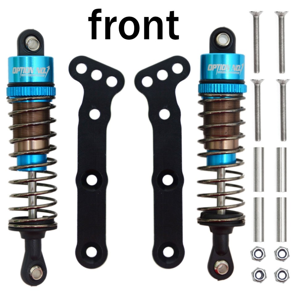 Aluminm Oil Shocks W/Front Shock Tower for Tamiya ORV Frog Subaru Brat ...