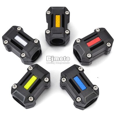 Motorcycle Bumper 22/25/28mm Guard Bar Block Engine Protection Decor ...