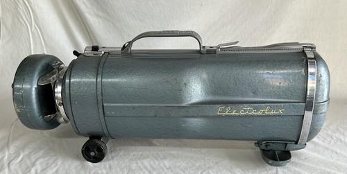 Old Vintage Electrolux Metal Canister Vacuum Cleaner Model E Tested ...