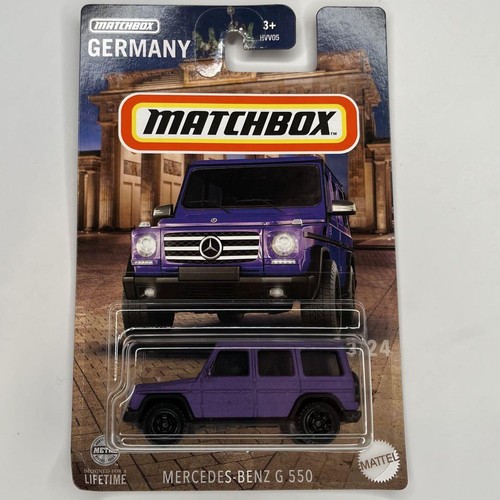 MATCHBOX Mercedes Benz G 550 Purple HVV37 | eBay