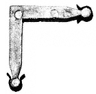 Zinc Diecast Storm Window Corner Key- 1.4" Leg; .120" Width - pack of ...