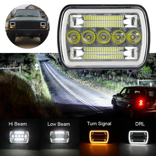 5x7" 7x6" LED Headlight Hi/Lo Beam Lamp For GMC Savana 1500 2500 3500 ...