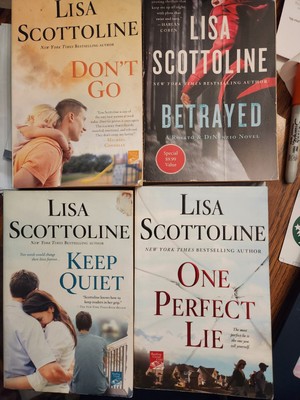 LISA SCOTTOLINE~ 4 Trade PBk~ One Perfect Lie~Keep Quiet~Don't Go ...