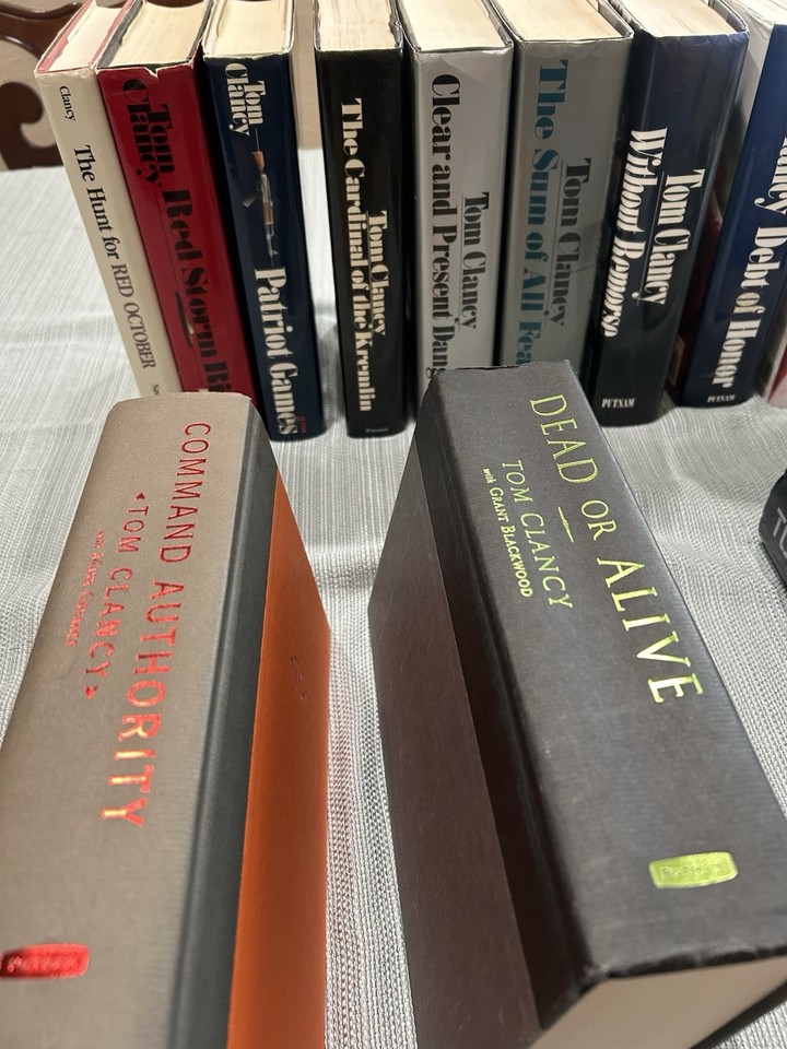 Tom Clancy book lot collection | eBay