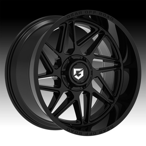 4/Gear Off Road 761B Ratio Gloss Black 17x9 5x4.5 / 5x5 0mm (761B ...