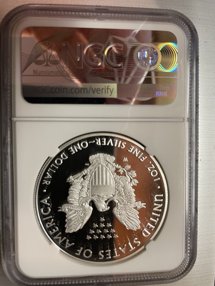 2020-W V75 (PF70UCAM) Proof Silver Eagle NGC - End of World War II V ...