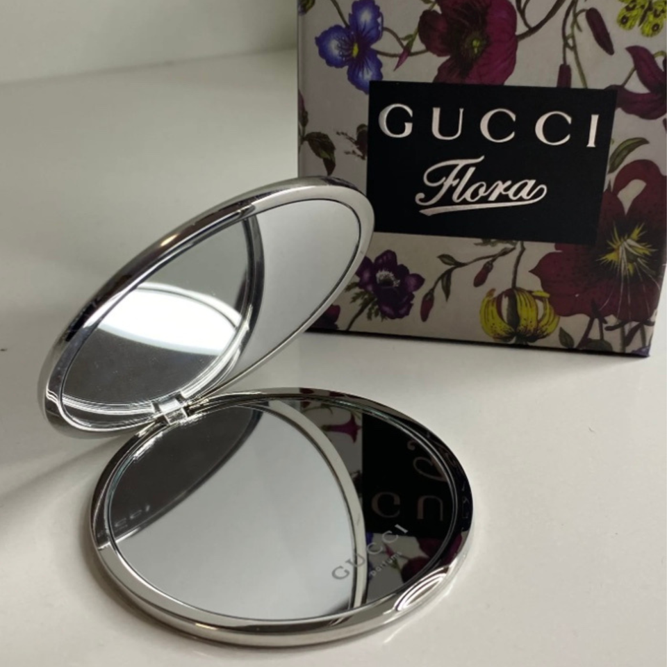 Gucci Makeup Mirror Monogram Embossed Design – Authentic | USA SELLER ...