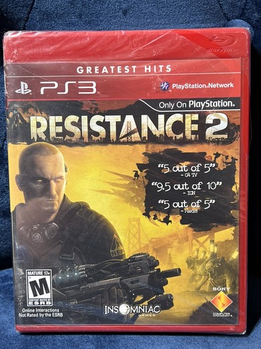 Resistance 2 PS3 Sony Playstation 3 Greatest Hits Factory Sealed - Tear ...