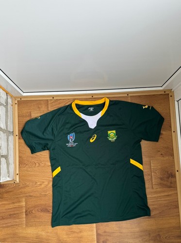 Asics SPRINGBOKS SOUTH AFRICA RUGBY WORLD CUP 2019 JERSEY Size XL | eBay