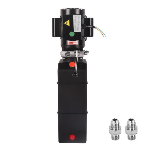 4 Gallon Hydraulic Power Unit Pump Single Phase 2850rpm 2HP Portable ...