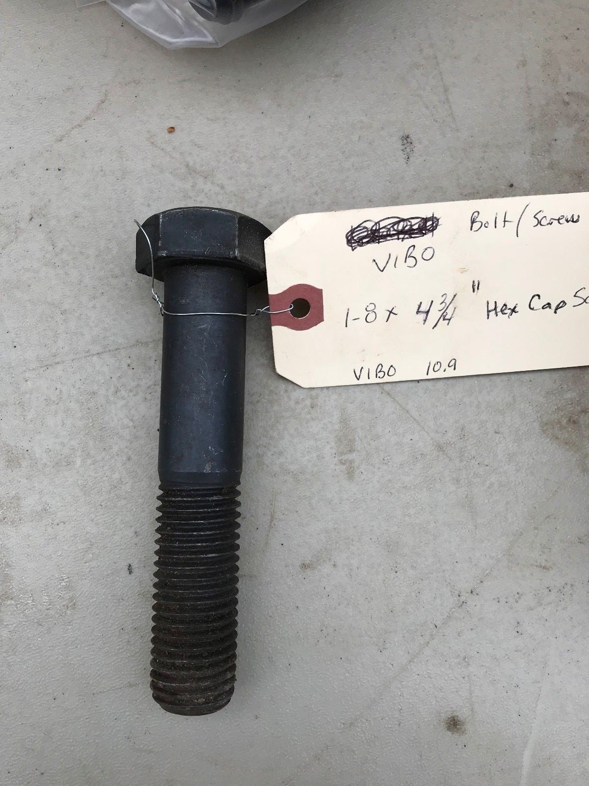 VIBO 1-8x4.75 Hex Cap SCREW BOLT | eBay