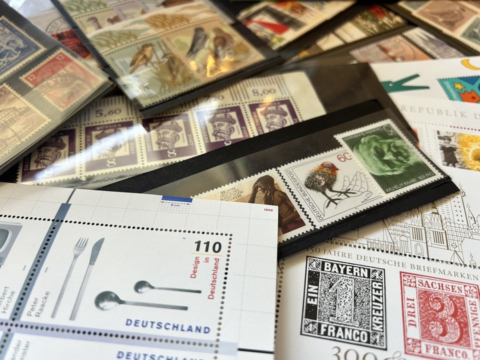 German Stamps - 10 Items - Job Lot - Mint And Used Stamps - Germany ...