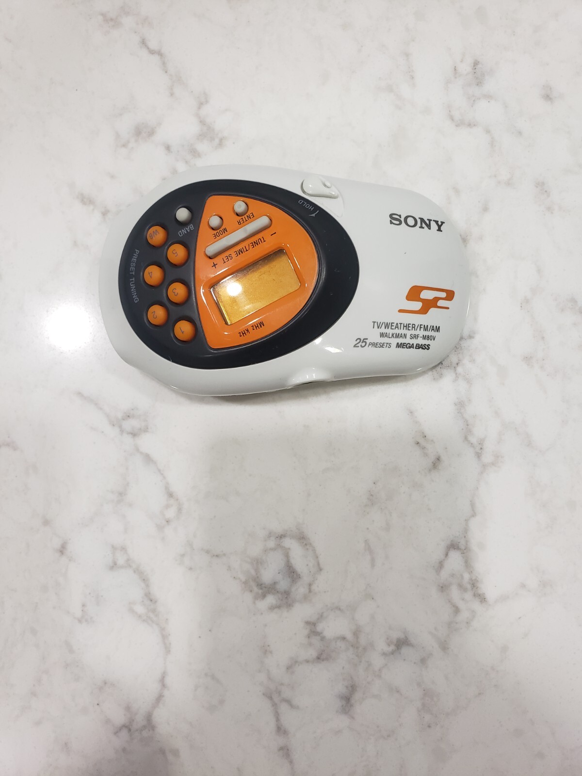 SONY S2 Walkman SRF-M80V Digital AM FM Weather Radio - with Belt Clip ...