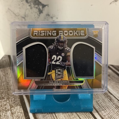 2021 Spectra Najee Harris Rising Rookie Dual Patch RC /99 Steelers | eBay