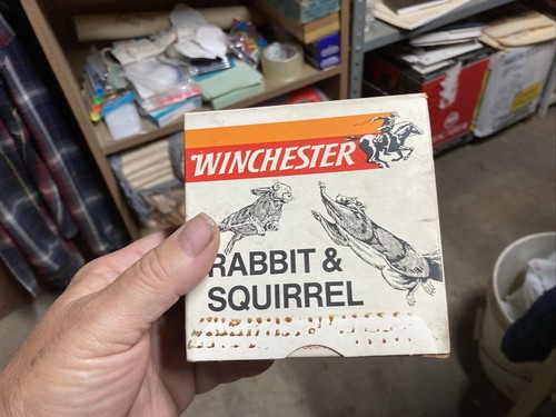 Early Winchester Rabbit & Squirrel Empty Shot Gun Shell Box 12 GA | eBay