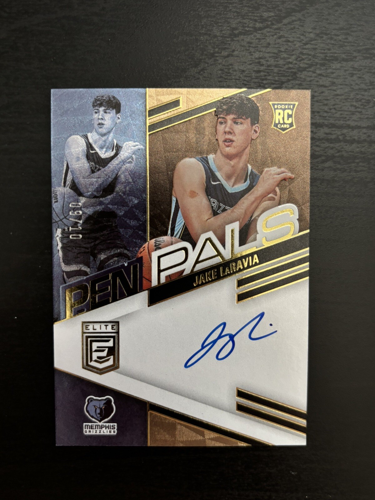 Jake LaRavia 2022 Elite #PP-JLR Pen Pals - Gold /10 Price Guide ...