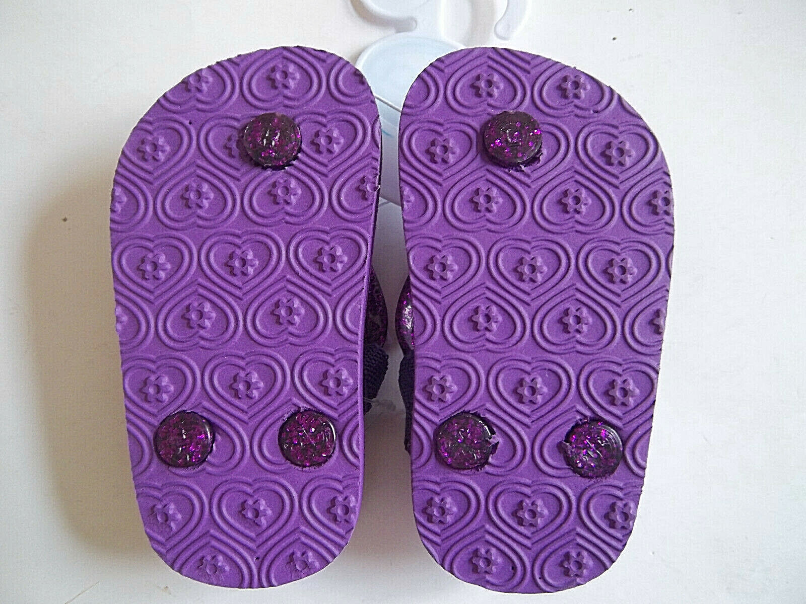Place Childrens Girls Flip Flops Sandals Purple Size 4/5 | eBay