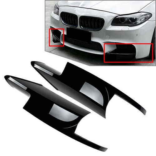 For BMW 5 Series F10 F11 M5 11-17 Gloss Black Front Side Corner ...