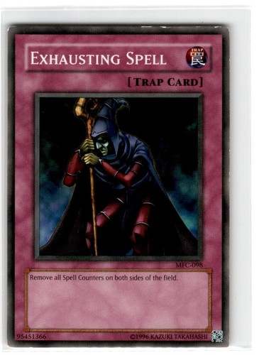 Yu-Gi-Oh! Exhausting Spell Common MFC-098 Moderately Played Unlimited ...