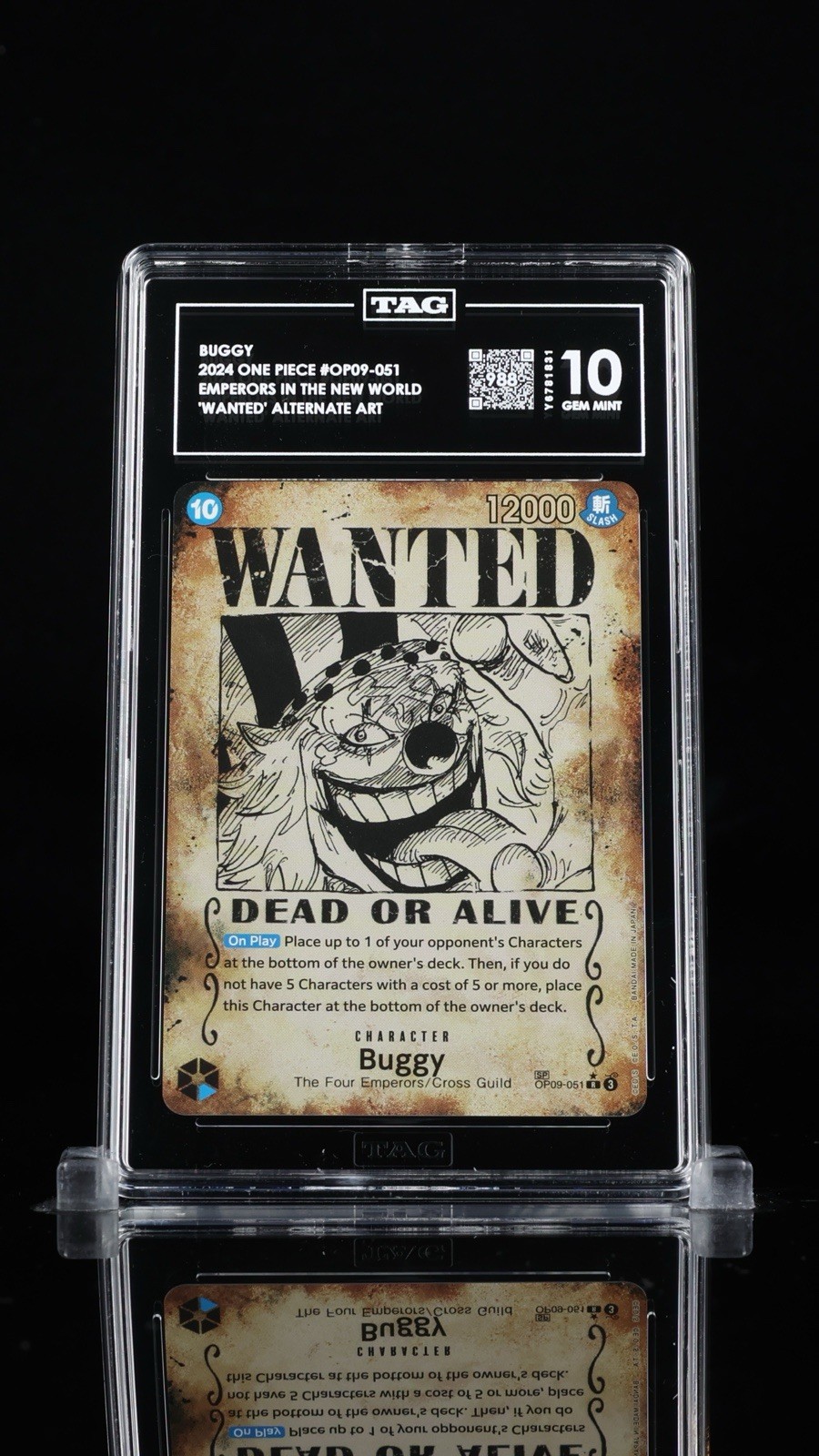 OP09 English Buggy Wanted SP Alternative Art OP09 -051 TAG 10 988 | eBay