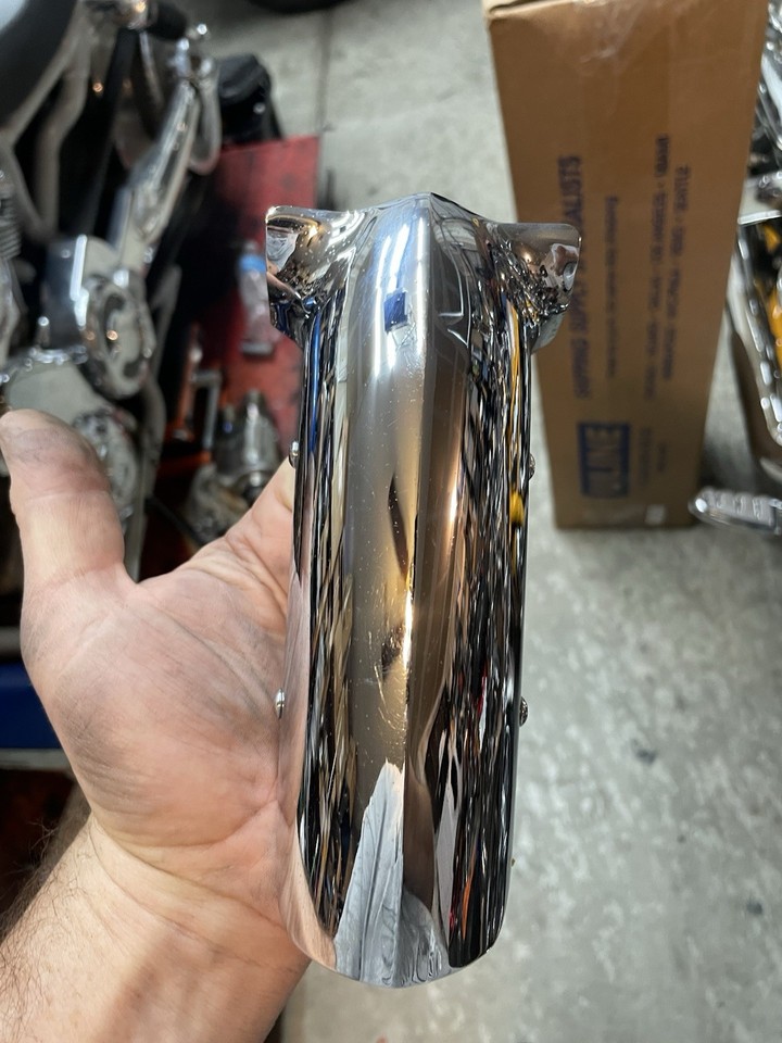 02-17 Vrod VRSC V-ROD Radiator Coolant Hose Heat Shield Cover CHROME | eBay