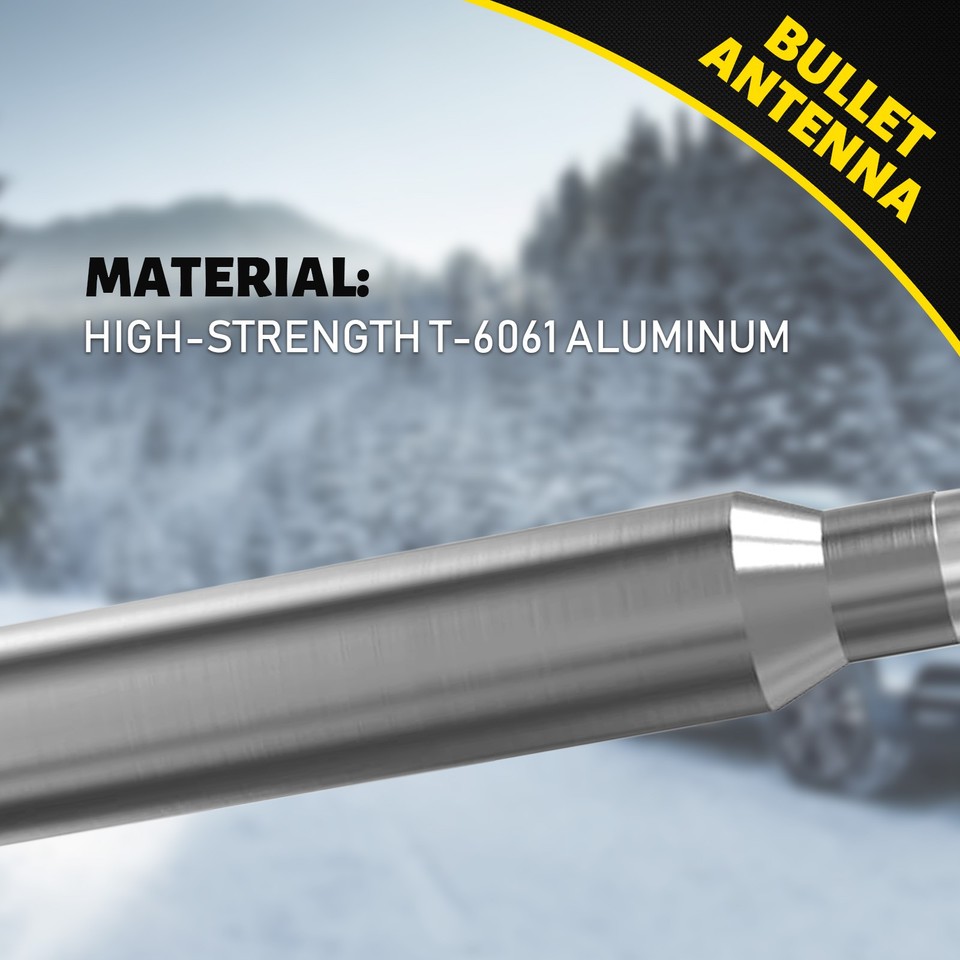BULLET ANTENNA 50 CALIBER for CHEVY GMC TRUCK SUV SILVERADO SIERRA ...