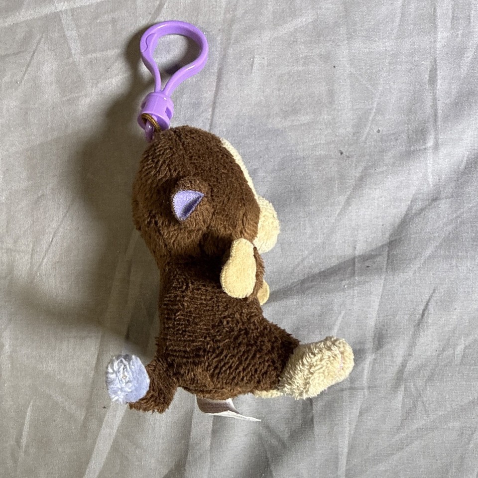 TY Coconut Monkey Beanie Boo Keychain Clip | eBay