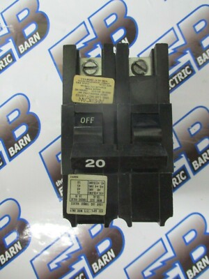 American NA220 Circuit Breaker 20 Amp 240 Volt 2 Pole Stab-Lok 10K ...