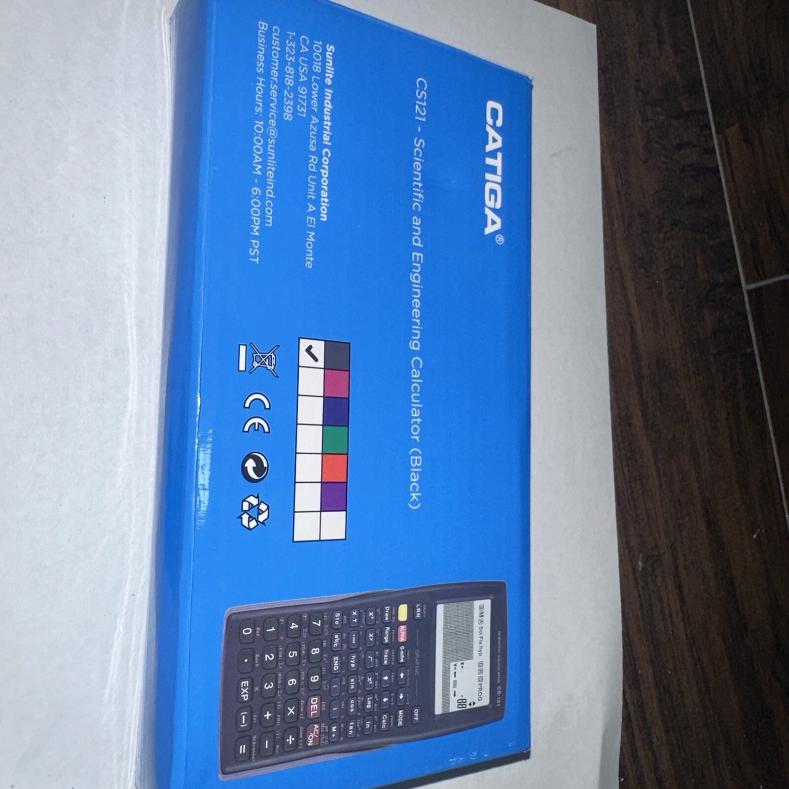 Scientific Graphic Calculator CATIGA Cs-121 Engineering Green Case for ...