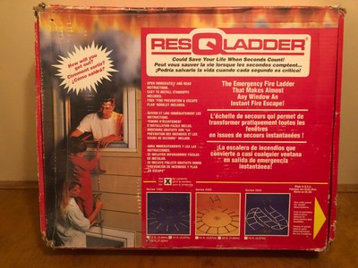 ResQLadder, Res Q Ladder, Collapsible Fire Escape Ladder, 25 ft/3-story ...