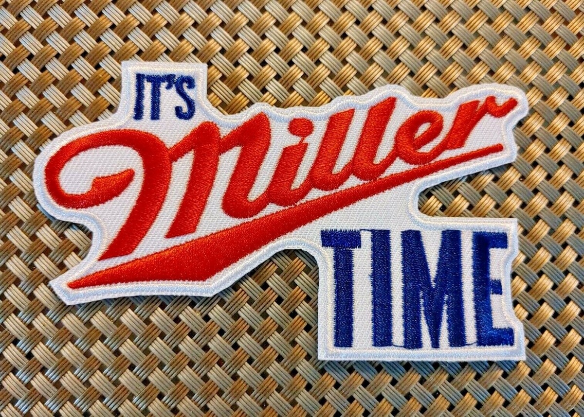 Miller Time Beer Logo Miller Lite "Miller Time" Metal/Tin Beer Sign