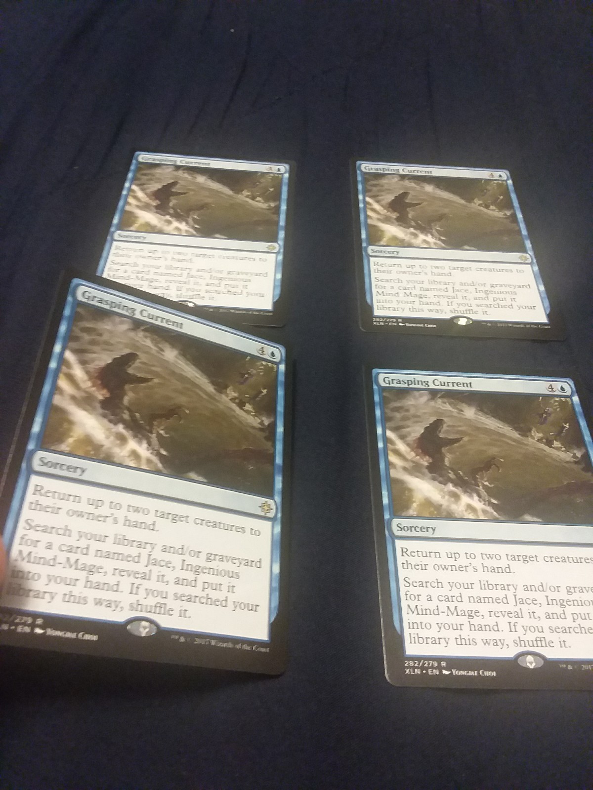 MTG Grasping Current x4 - NM - Ixalan | eBay