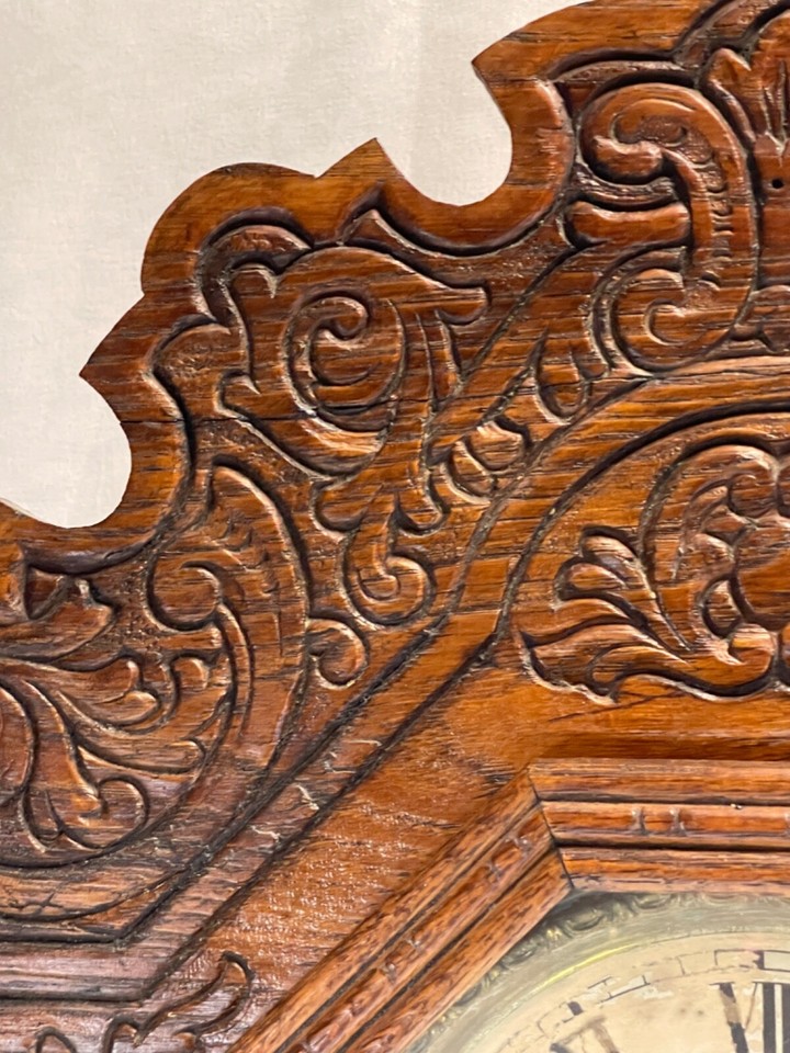 1907 ANTIQUE WATERBURY CLOCK CO Festus MANTEL CLOCK Working - Original ...