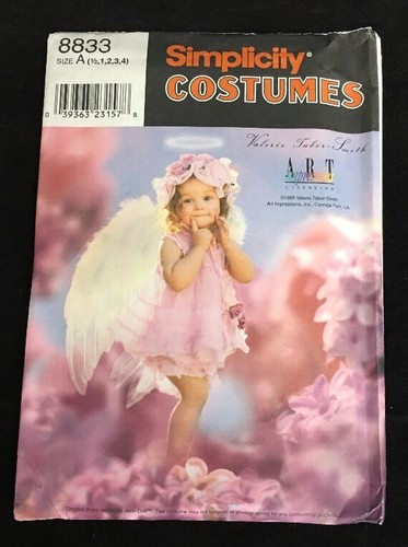 Simplicity Angel Fairy Costume Pattern 8833 Valerie Tabor Smith Toddler ...